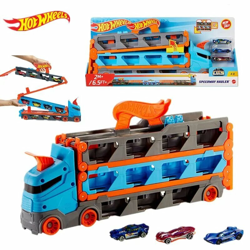 Игровой трек Mattel Сити Грузовик Скоростная автотрасс, GVG37