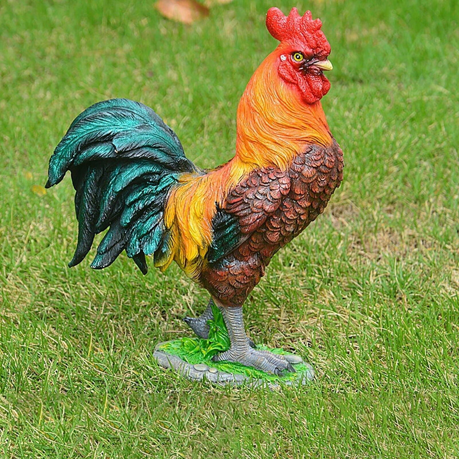 Статуэтка петуха, декоративные украшения для дворового сада