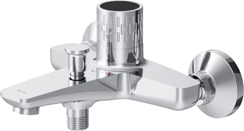 Смеситель для ванны с душем AM.PM Gem F90A10400 настенный, хром, глянцевый, латунный, без лейки