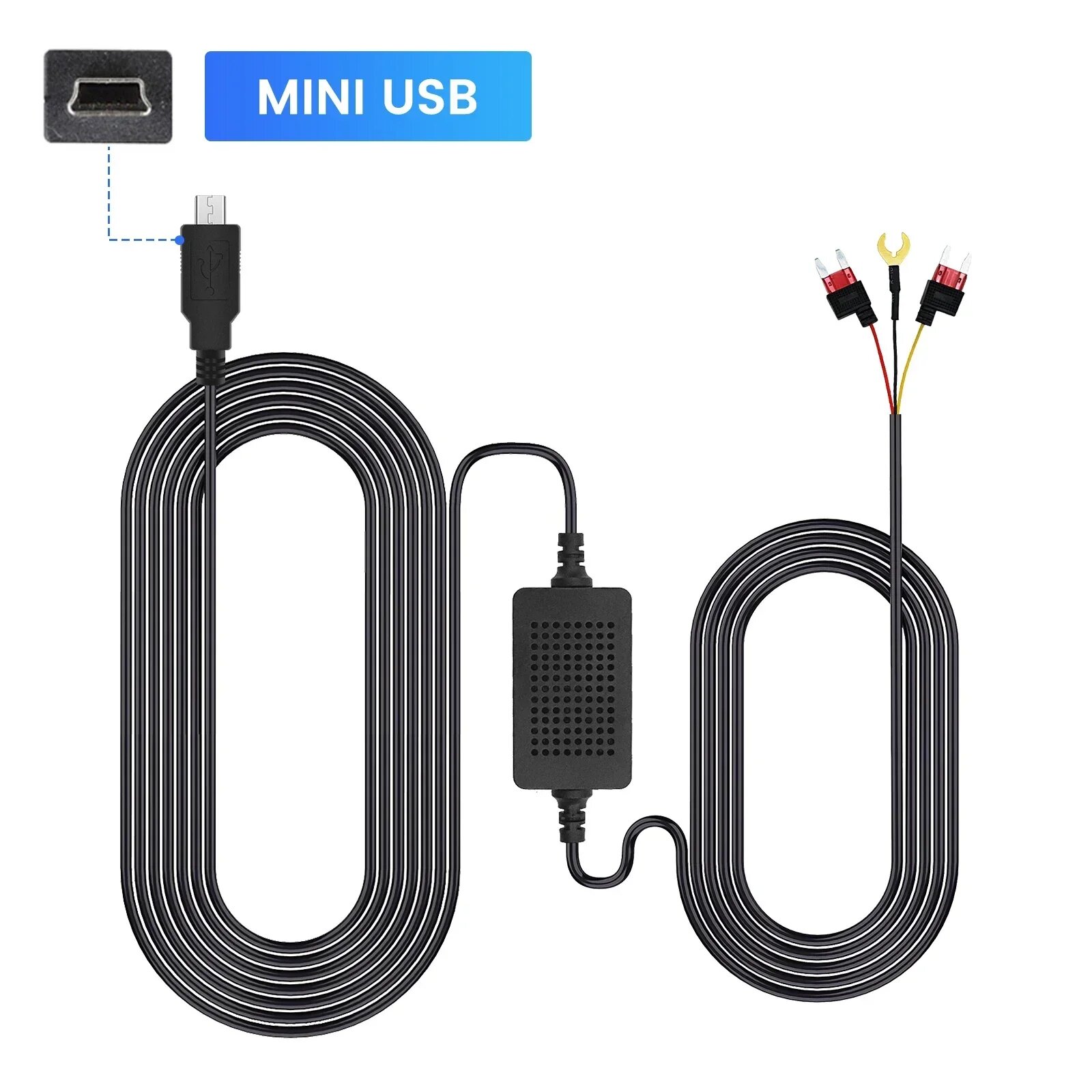 Кабель Mini USB для видеорегистратора, 3,5 м