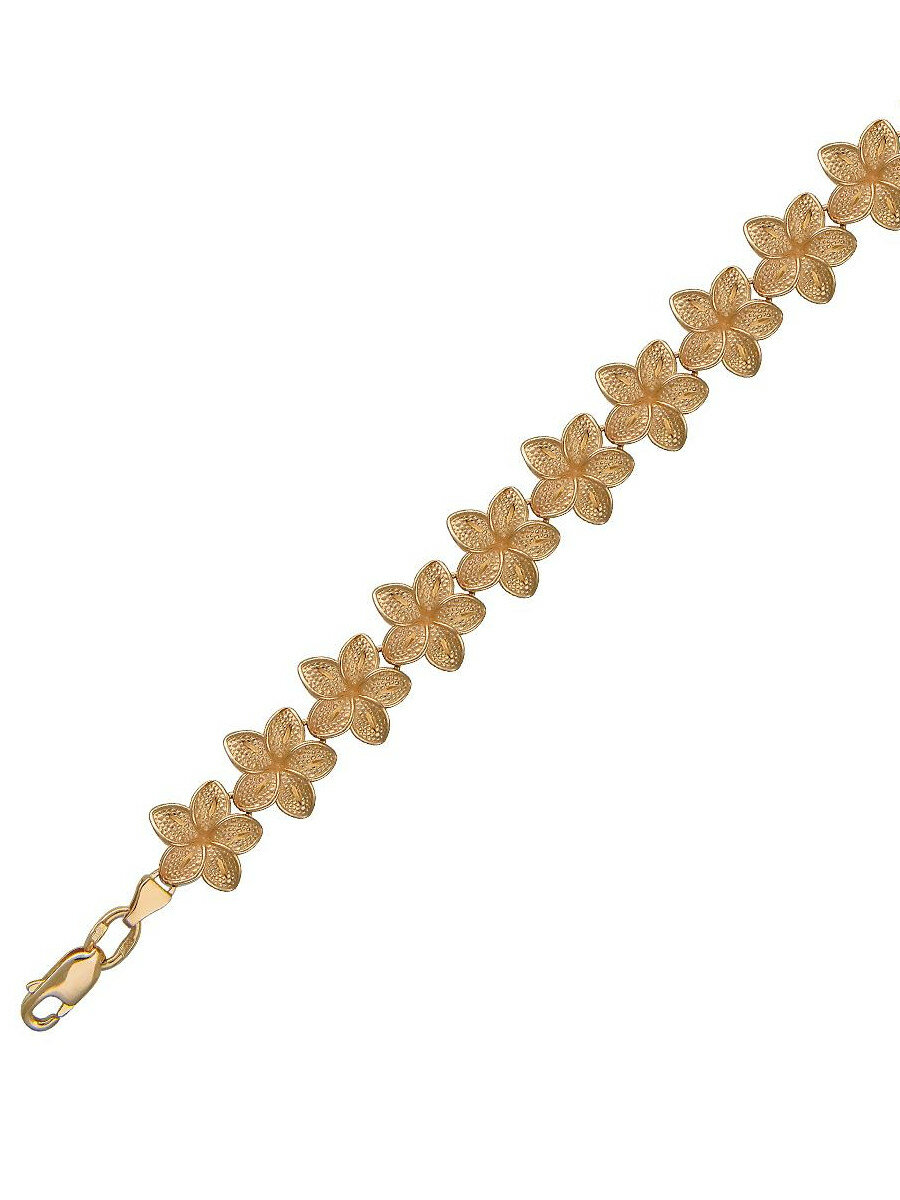 Браслет, красное золото, 375 проба