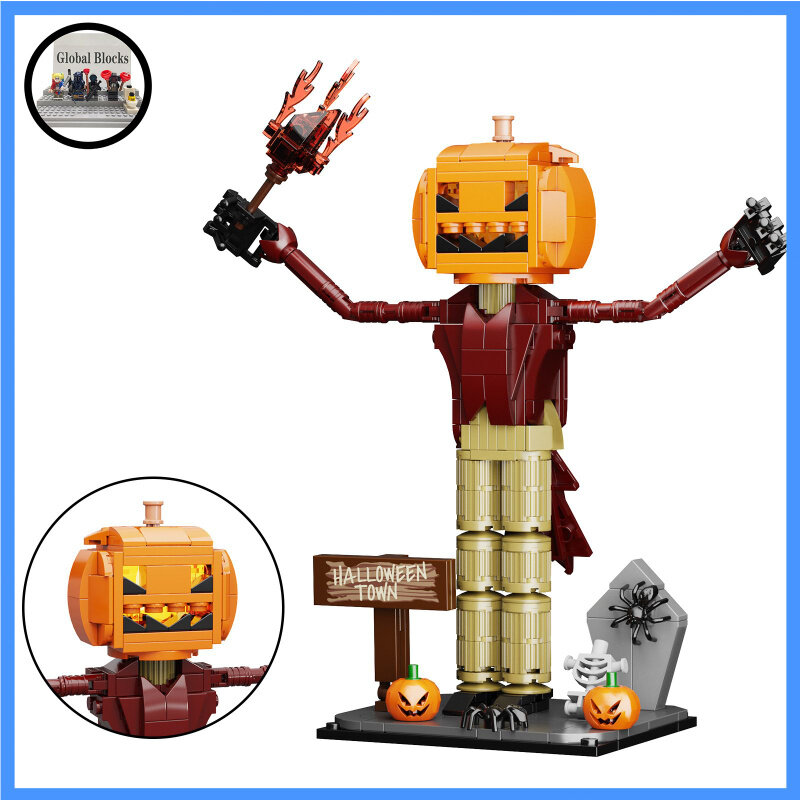 Конструктор совместимы с конструкторами лего, The Nightmare Before Christmas/Halloween Nightmare Castle 293деталей, пакет купить на OZON по низкой цене (1655017348)