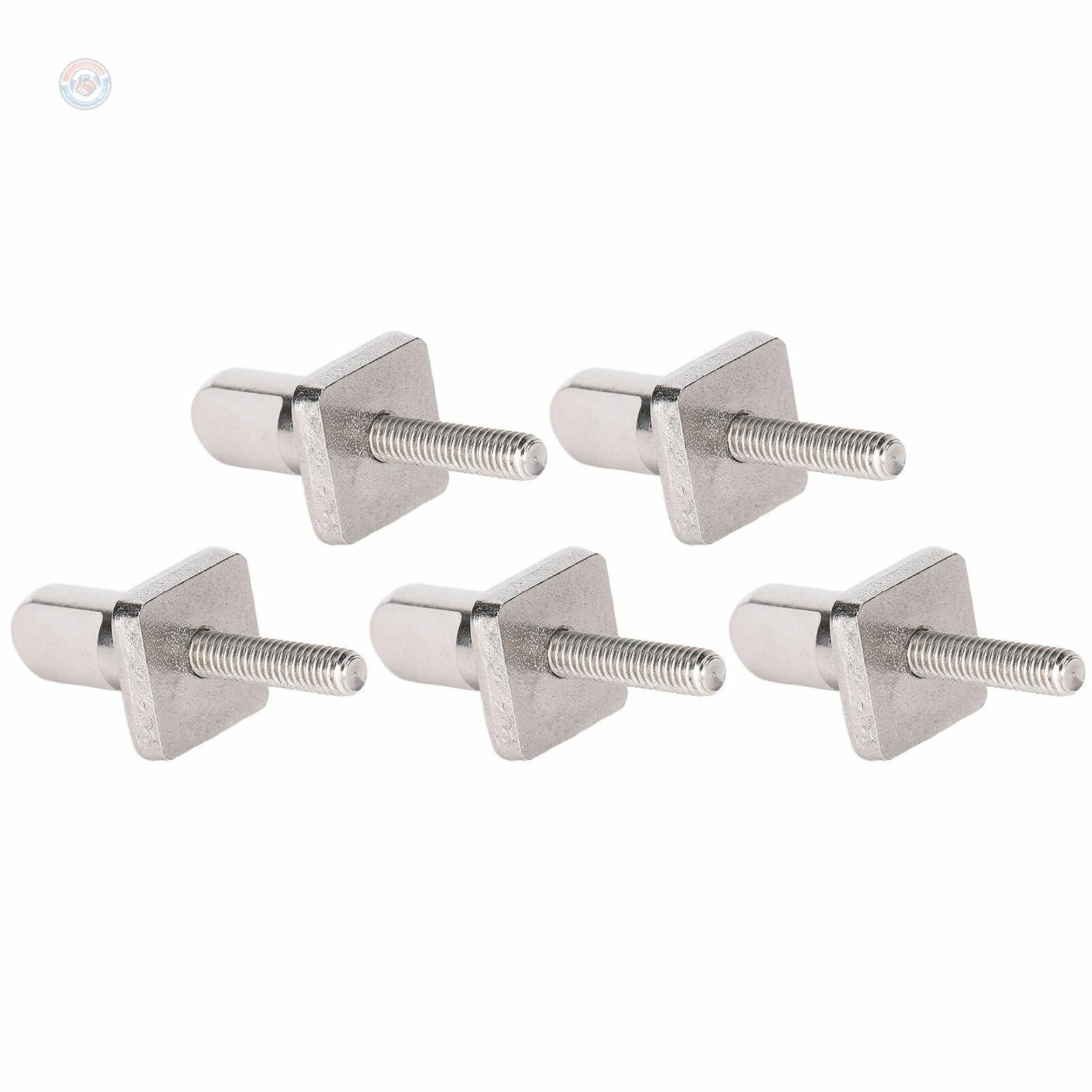 Комплект крепежных винтов для плавников лонгборда и серфа, нержавеющая сталь 316, ручное крепление, 5 штук M4x19 мм, универсальный набор для доски