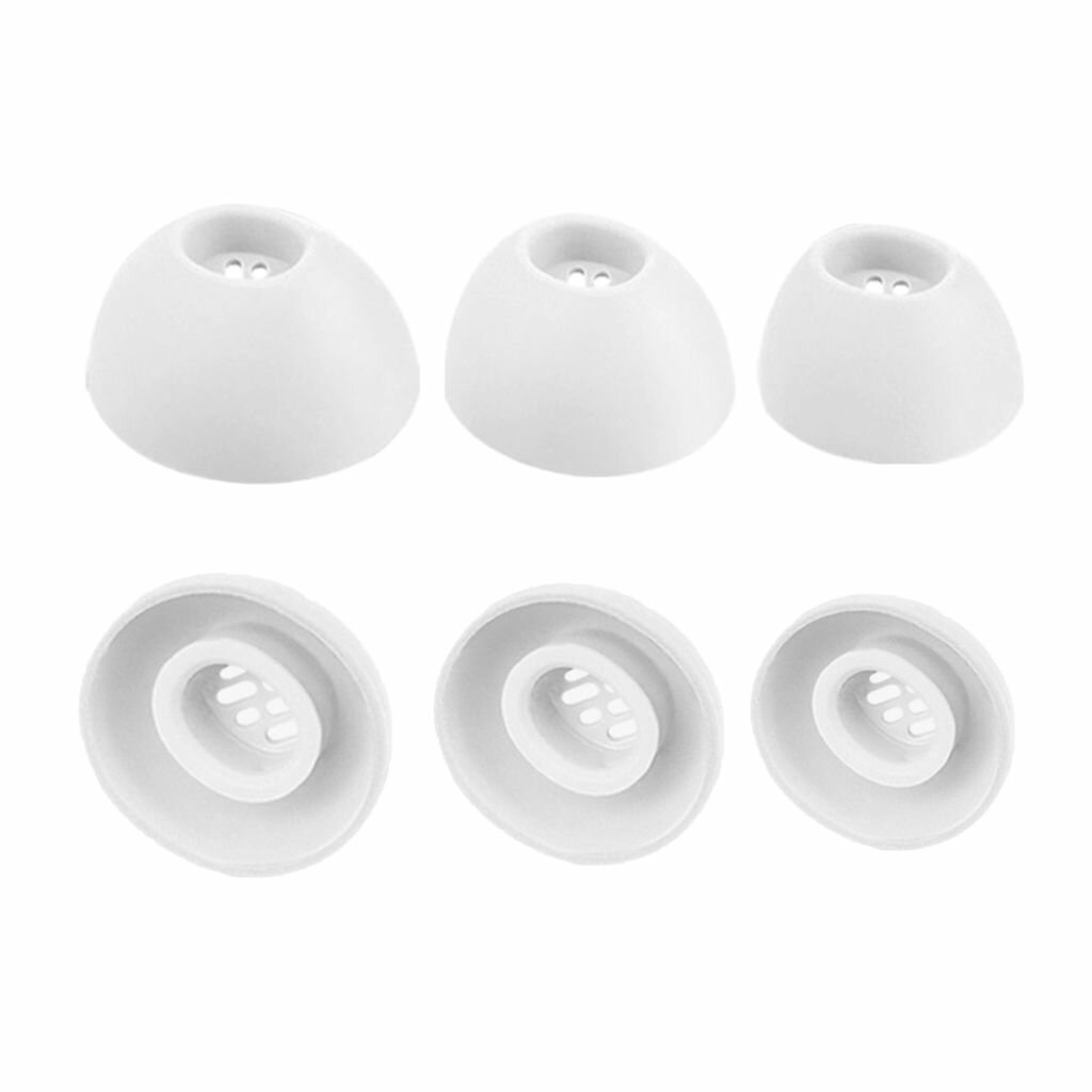 Насадки для наушников OnePlus Buds Pro 2 большого, среднего и маленького размера - белые, 3 пары