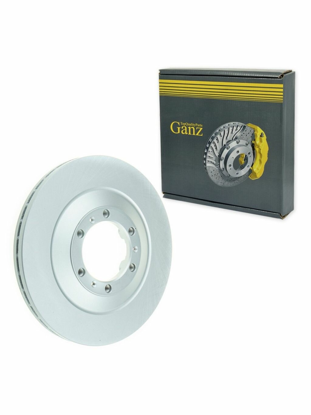 Диск тормозной передний GANZ GIJ06197 Great Wall Hover, Vent D 280 мм с покрытием