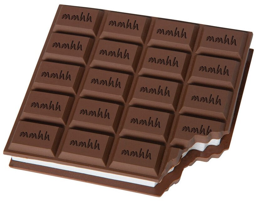 Блокнот нелинованный Brunnen Шоколад, самоклеящийся блок, 9 х 9 см 100 листов, пр-во Германия