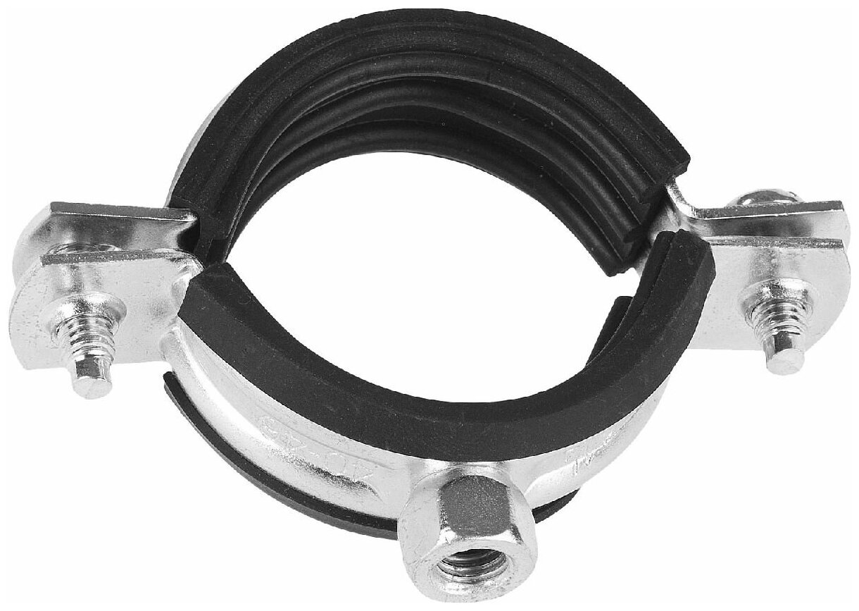 Трубный хомут с гайкой ЗУБР 10-14 мм 1шт М8 1.5 мм 20 мм 1 кН 2 кН