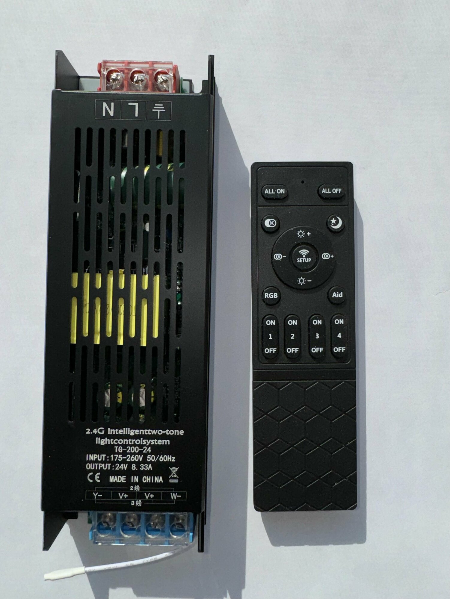 200 вт блок питания 24 Вольт 2,4 G с пультом управления