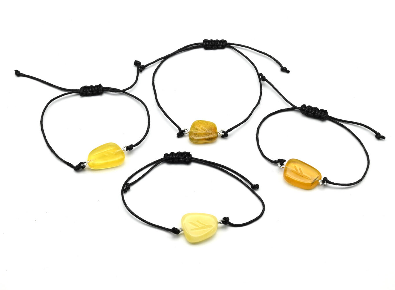 Браслет, янтарь