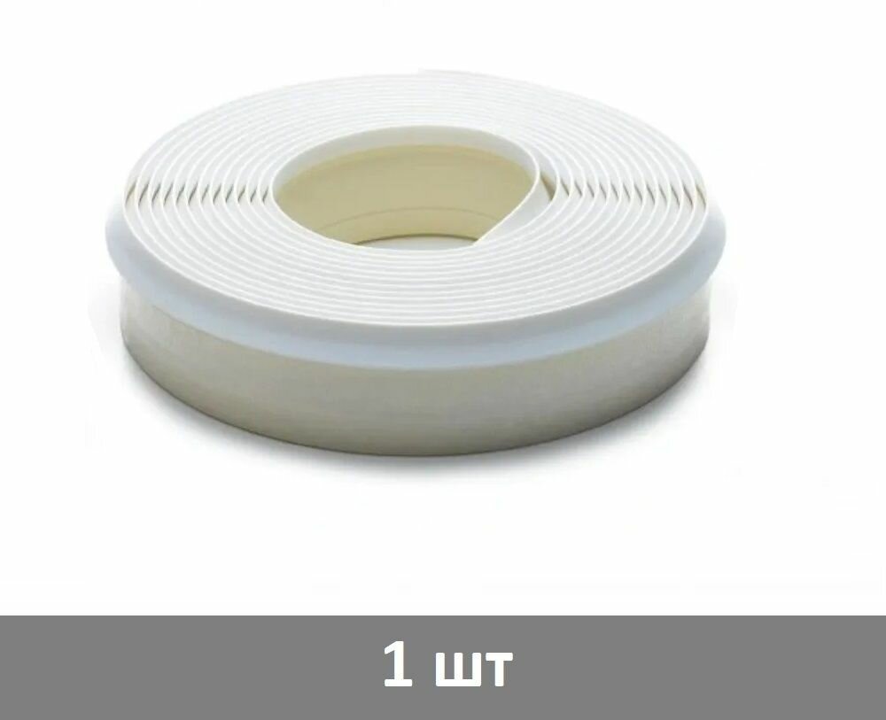 Плинтус силиконовый для столешницы (узкий) 4,2 м цвет - белый - 1 шт