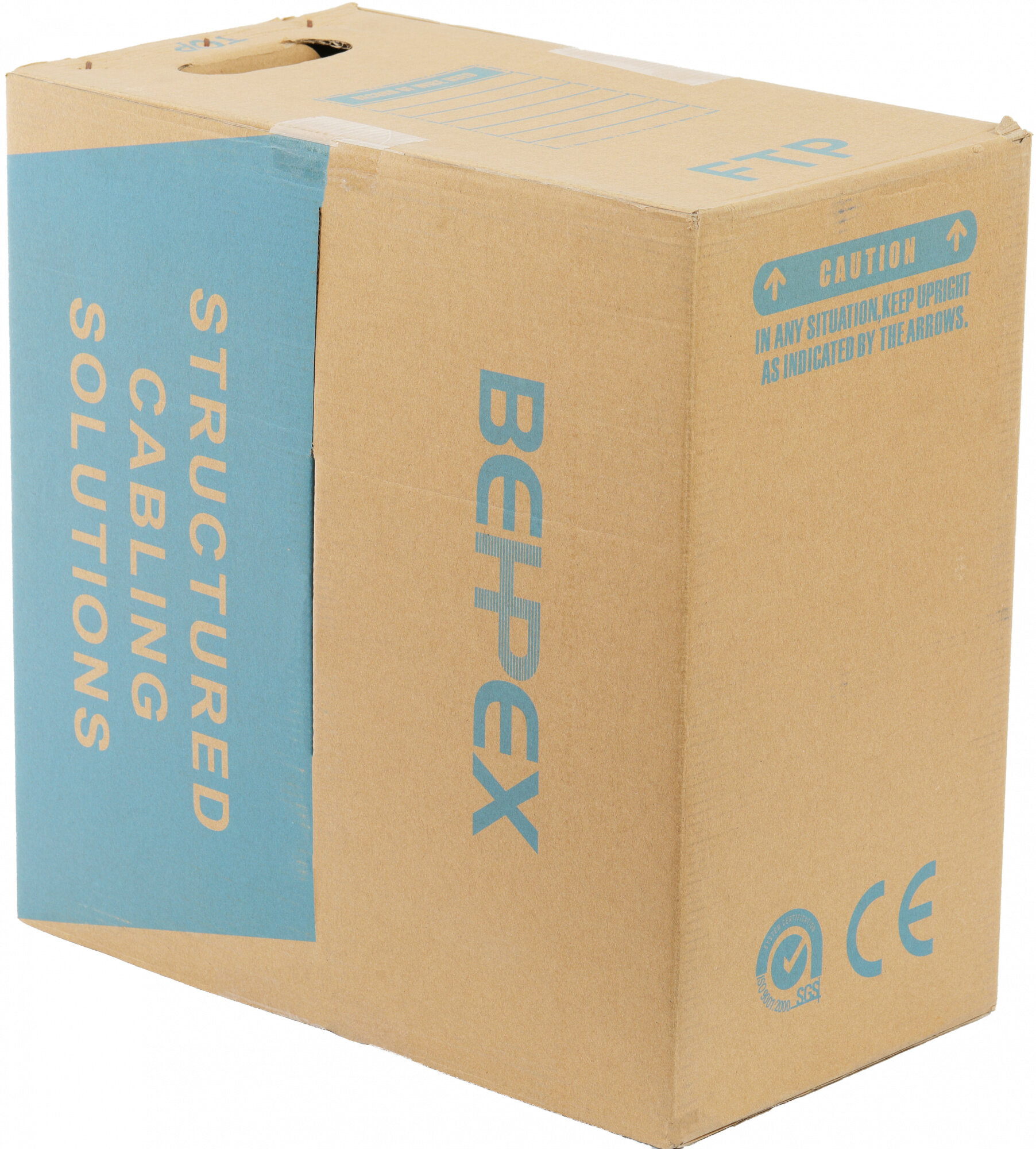 Кабель сетевой FTP 4 пары cat5E solid 0.5 мм, CCA, 305 м