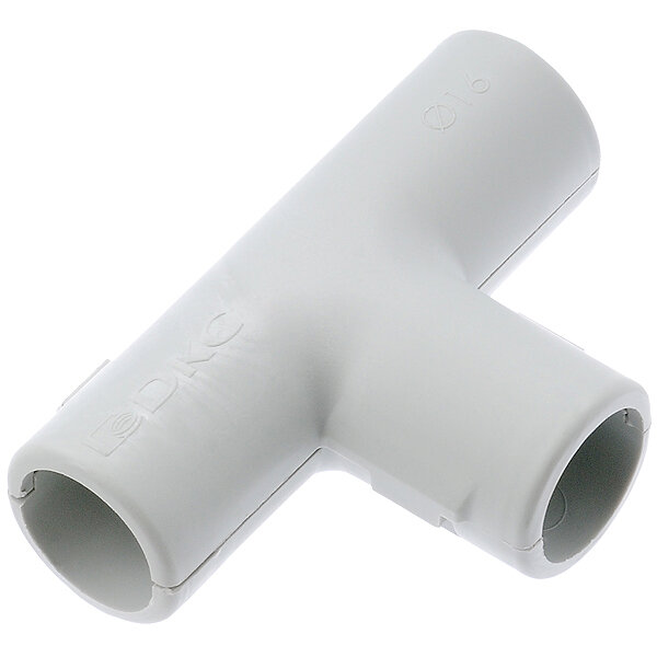 Тройник 50616 разъемный для труб 16мм (ДКС) (13 шт. в комплекте)