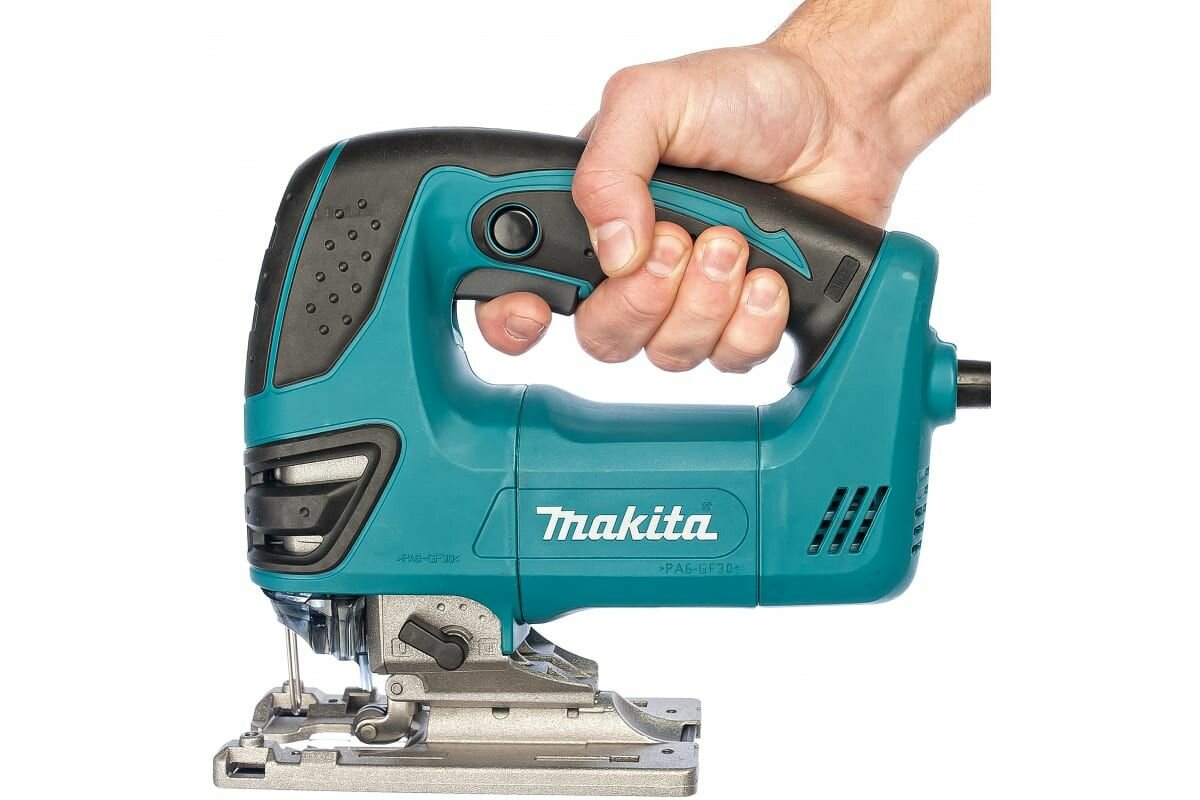 Электролобзик Makita 4350 FCT, 720 Вт, 2800 ходов/мин, ход пилки: 26 мм