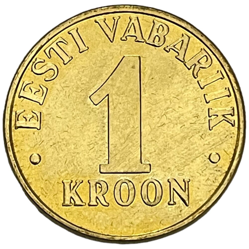 Эстония 1 крона 2001 г.