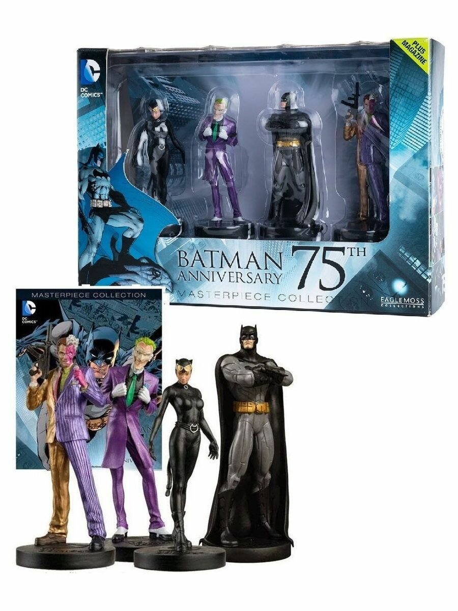 Batman Anniversary 75th 4в1 Набор к 75-летию Бэтмена