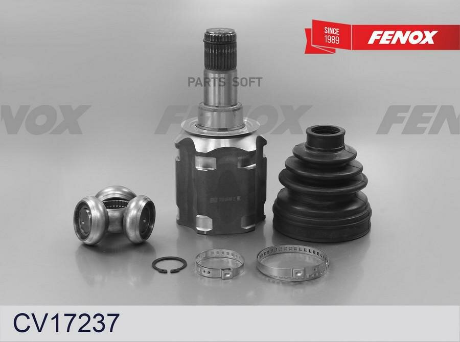 CV17237 FENOX Шрус Toyota Land Cruiser Prado 09-17 Lexus GX460 09-, Lexus GX470 02- 30_30шл внутренний