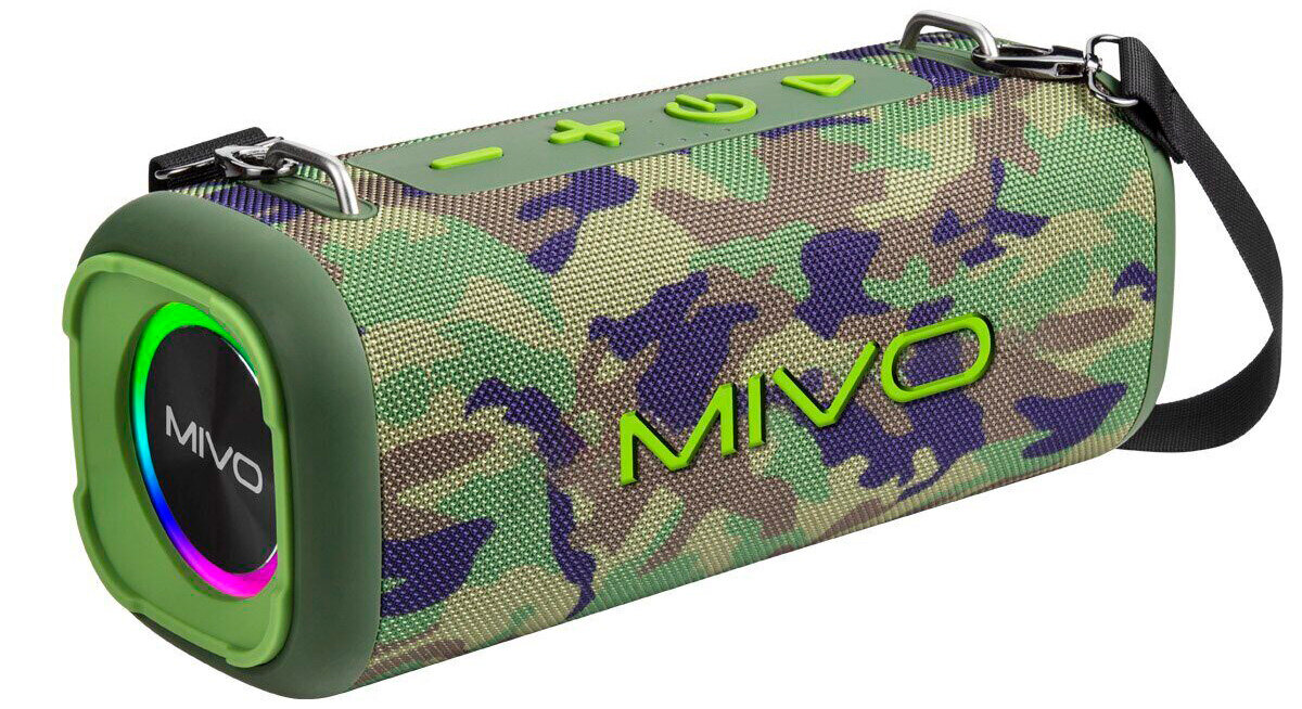 Портативная колонка Mivo M65 Camouflage, 10000 мАч, 60 Вт, IPX6