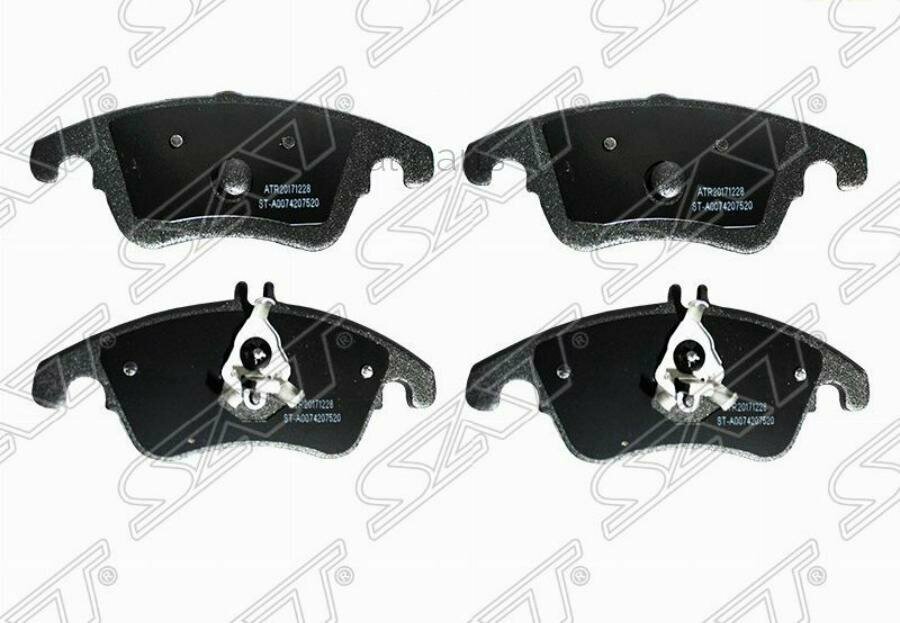 SAT ST-A0074207520 Колодки тормозные (Спереди) Mercedes-Benz C-Class 07-15 / E-Class 02-17