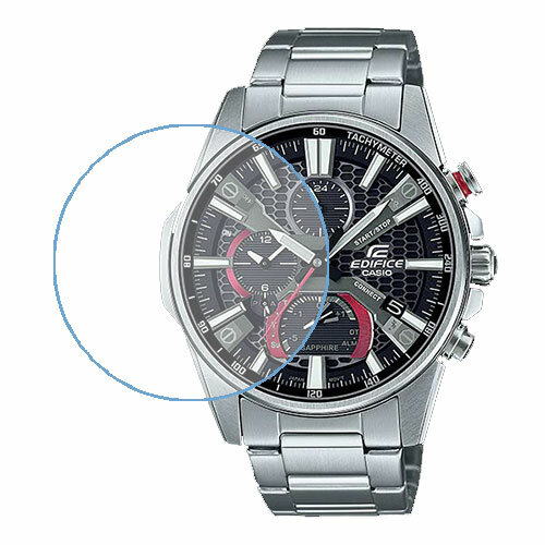Скрин Мобайл защитный экран для часов Casio EQB-1200D-1A из нано стекло 9H