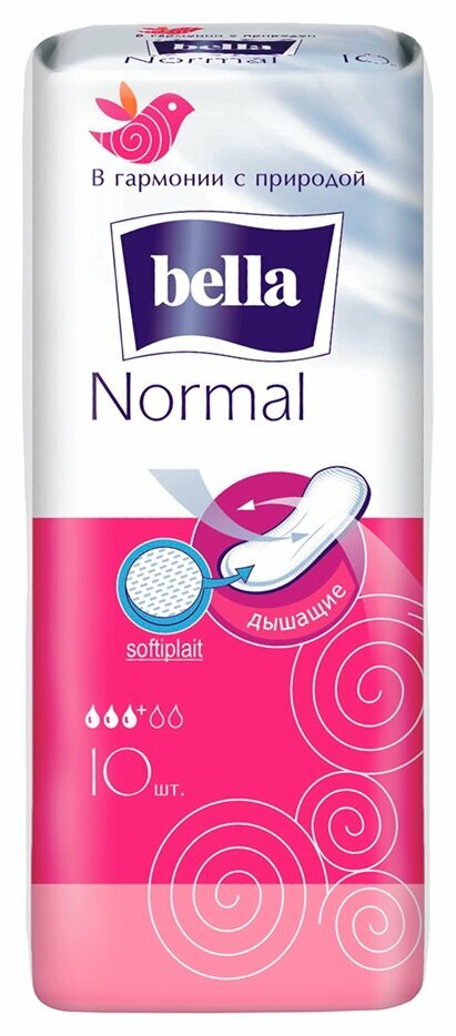Прокладки женские впитывающие Normal (Количество 10 шт)