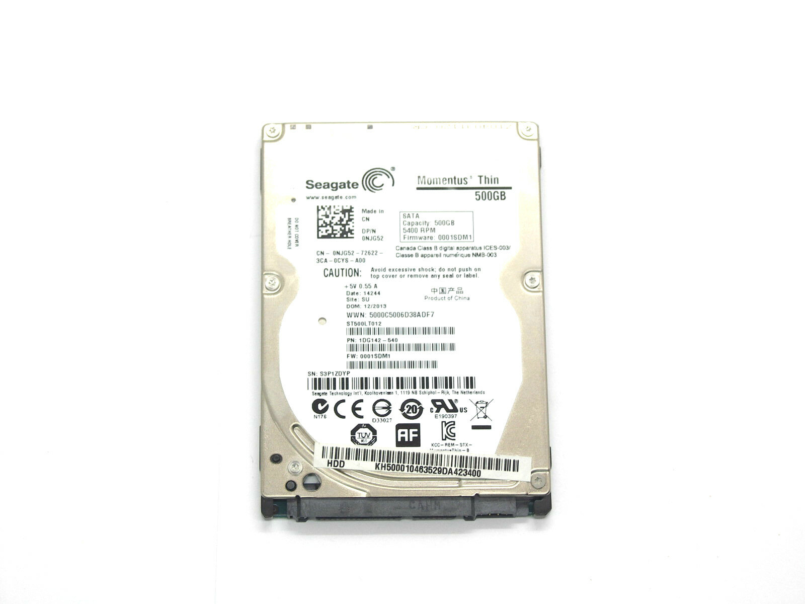 Жесткий диск 2,5" 500 GB Seagate ST500LT012 SATA