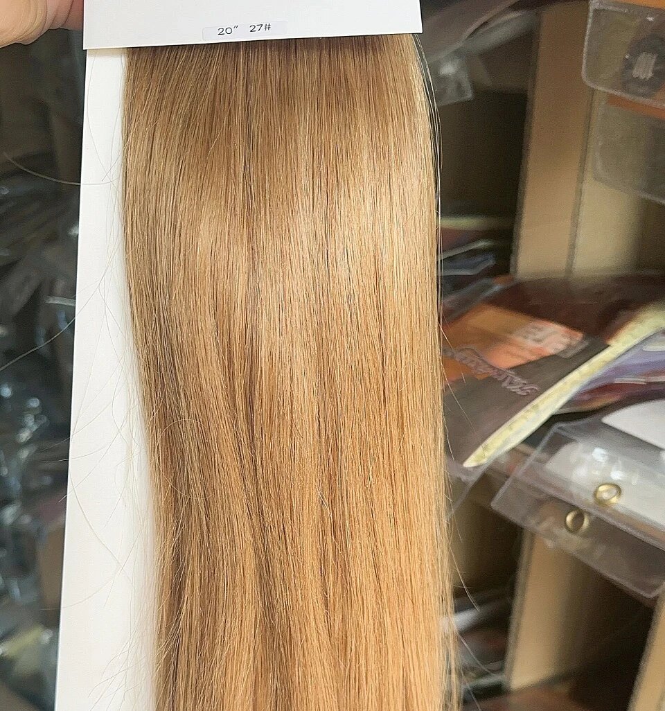 Натуральные волосы Remy #27, 24 дюйма, 120г