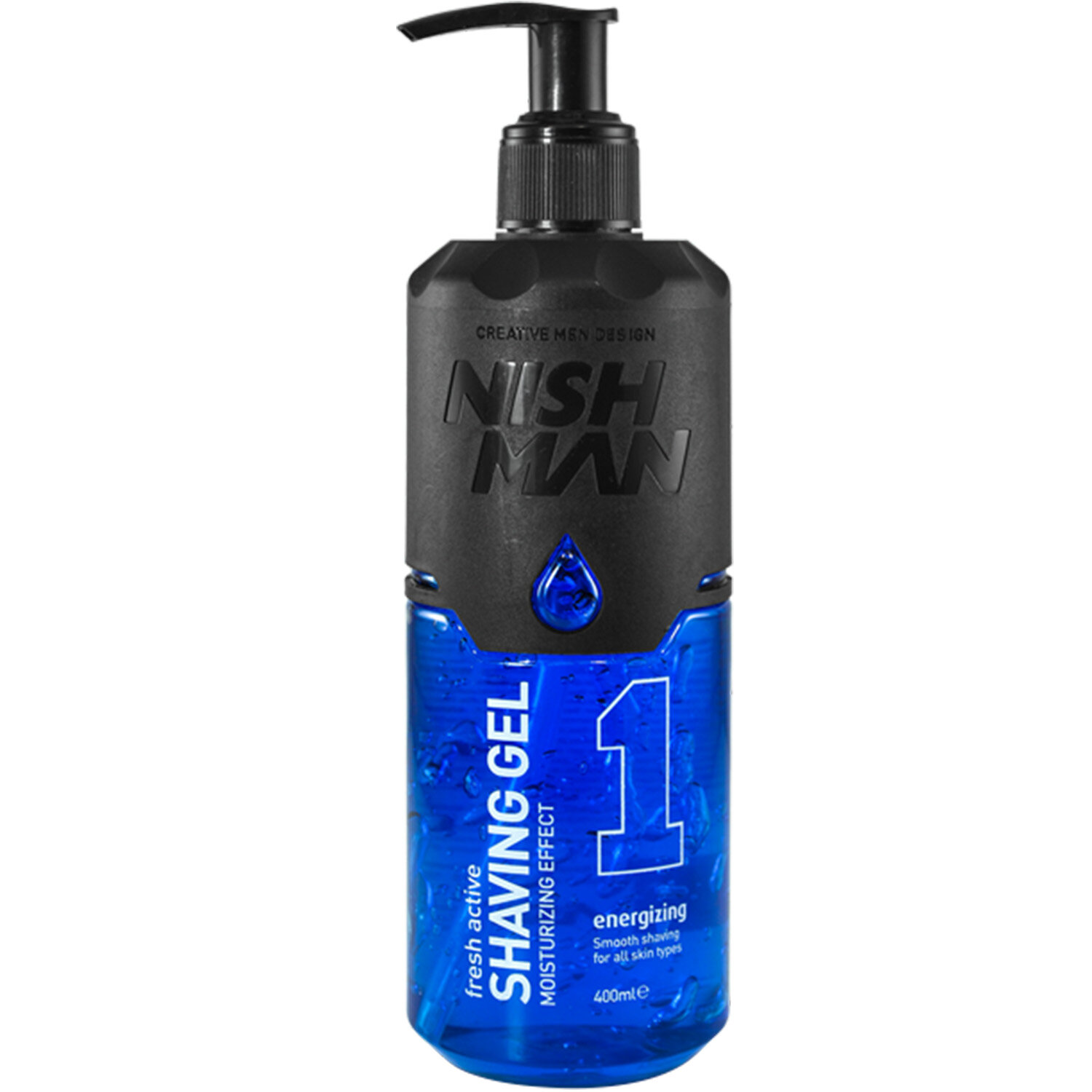 Nishman Shaving гель для бритья NISHMAN SHAVING GEL BLUE N.1 , 400 мл