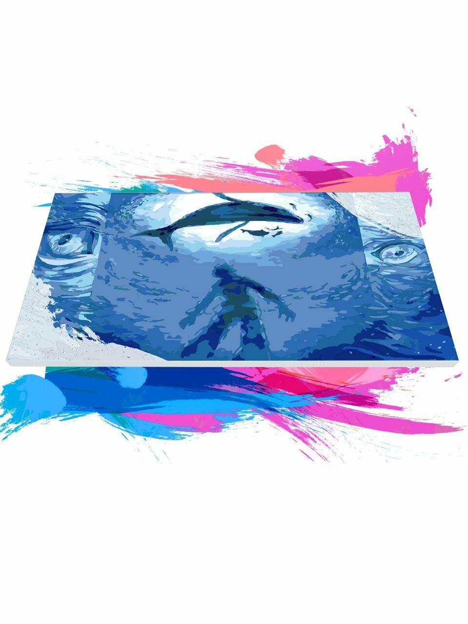 Картина по номерам на холсте Дети моря, 100 х 150 см