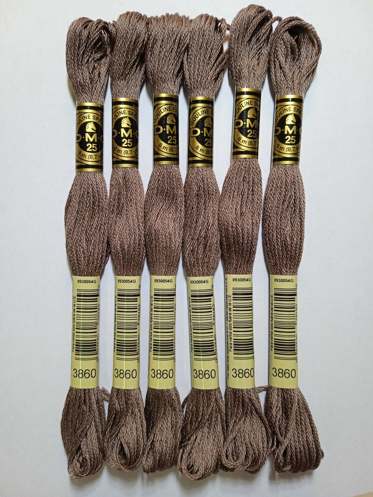 Набор ниток мулине, 8 м, 6 шт DMC-3860_6