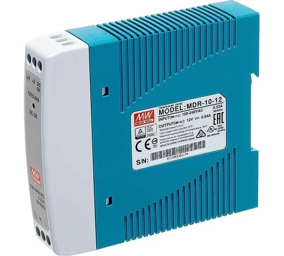 Источник питания Mean Well AC/DC MDR-10-12 Т00273365