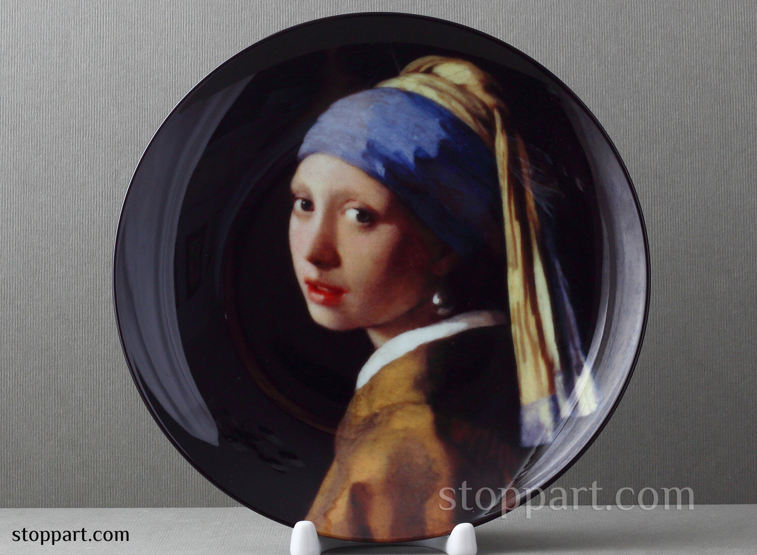 Декоративная тарелка Ян Вермеер Девушка с жемчужной сережкой