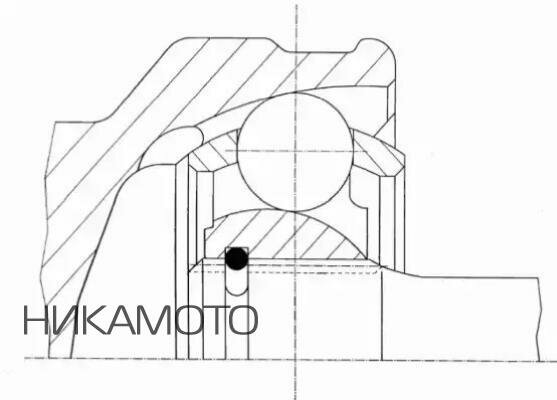 GKN-SPIDAN 305241 (305241=24992) ШРУС NISSAN MICRA/NOTE 06- 1.4-1.6 (наружн.)