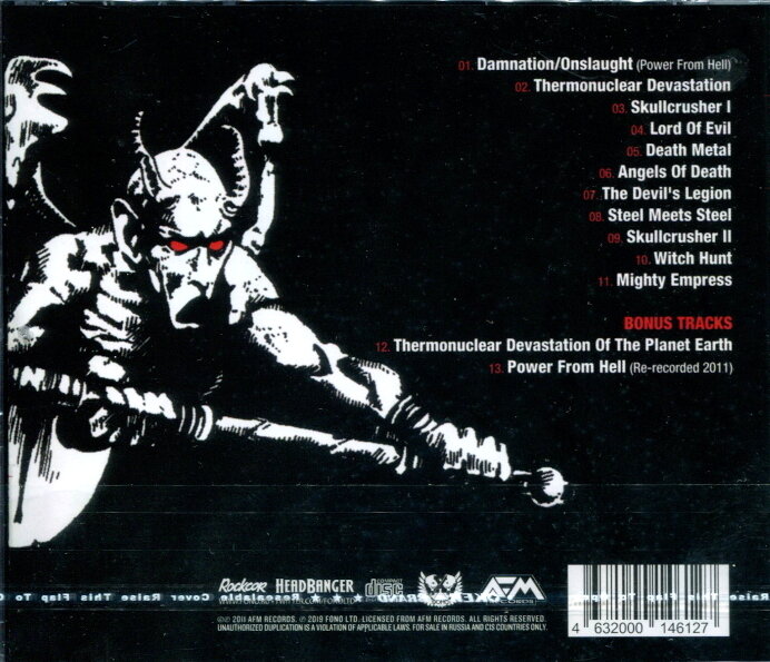 Компакт-диск Onslaught — Power From Hell (RU)(CD) — фото 1