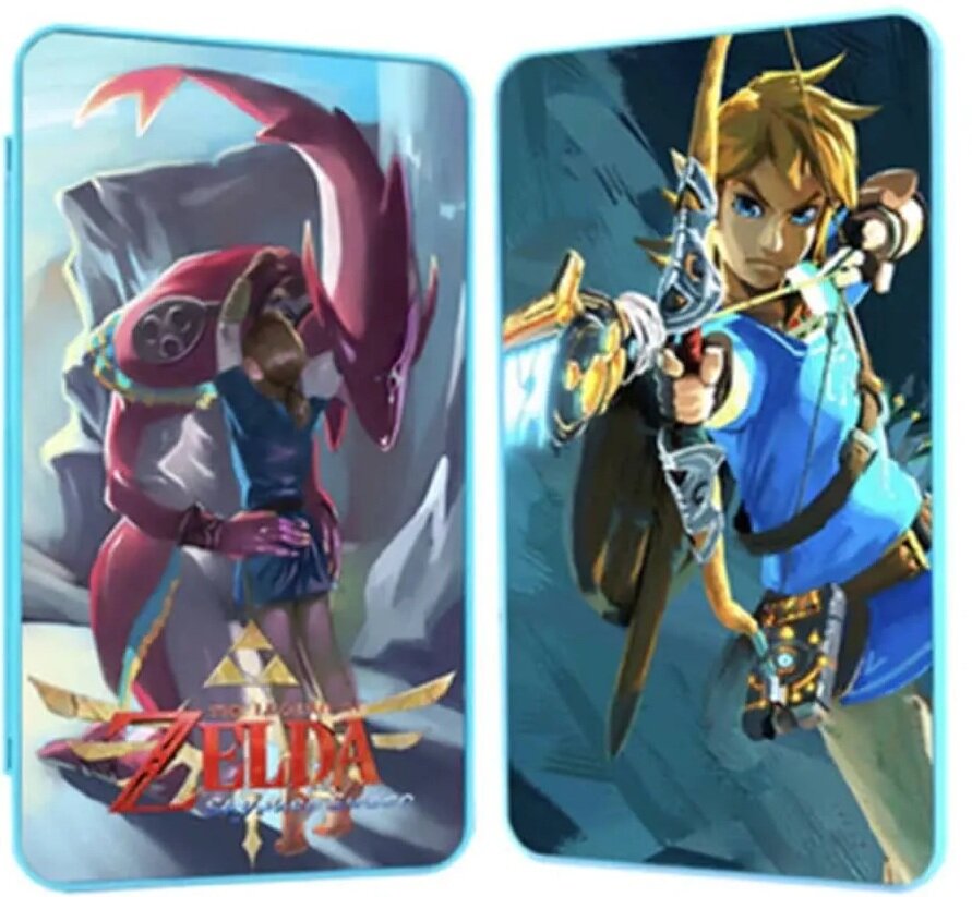 Кейс для игр Switch на 24 картриджа Zelda (Link & Mipha)