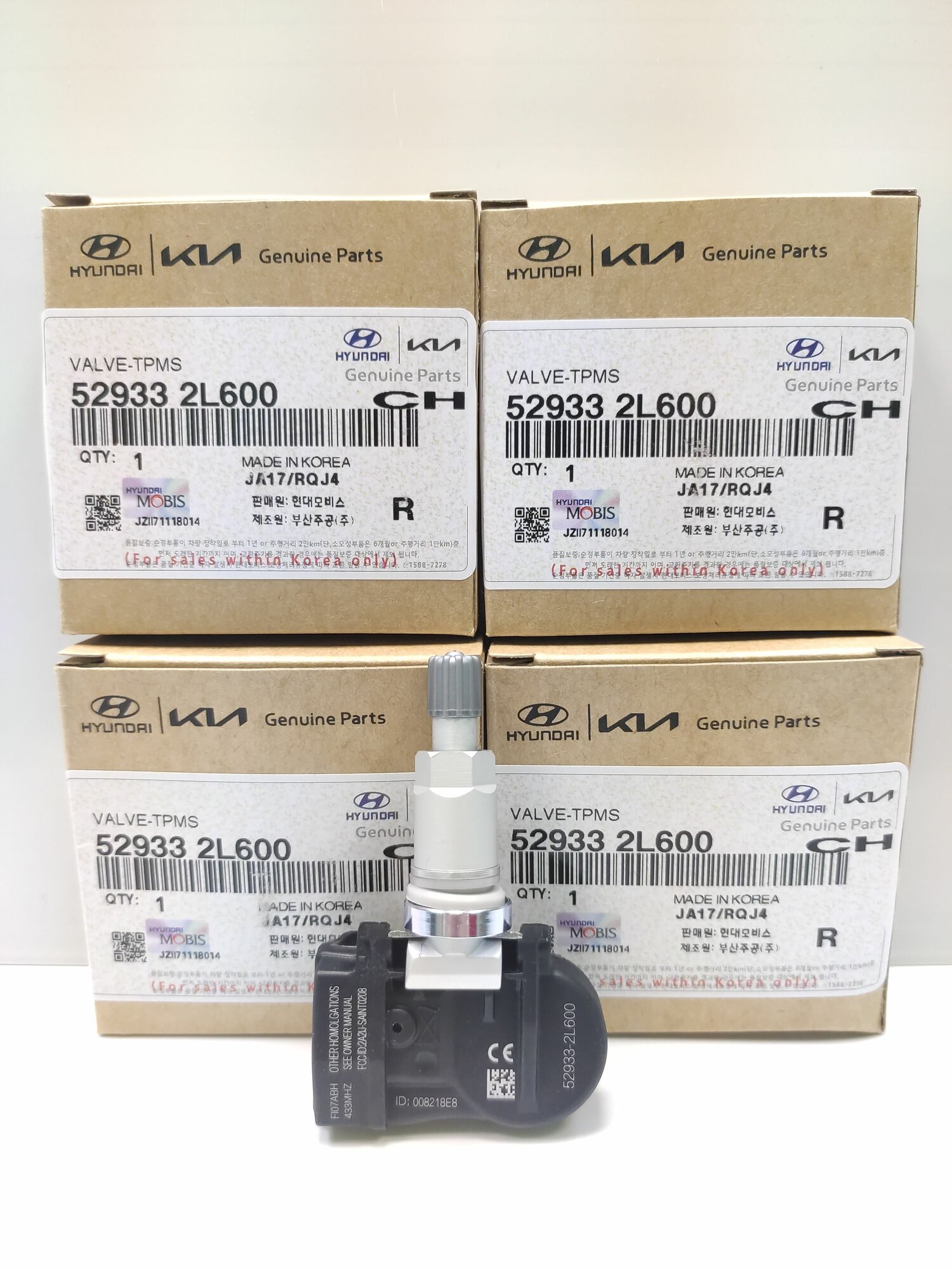 Комплект Датчиков давления в шинах Hyundai/Kia 529332L600