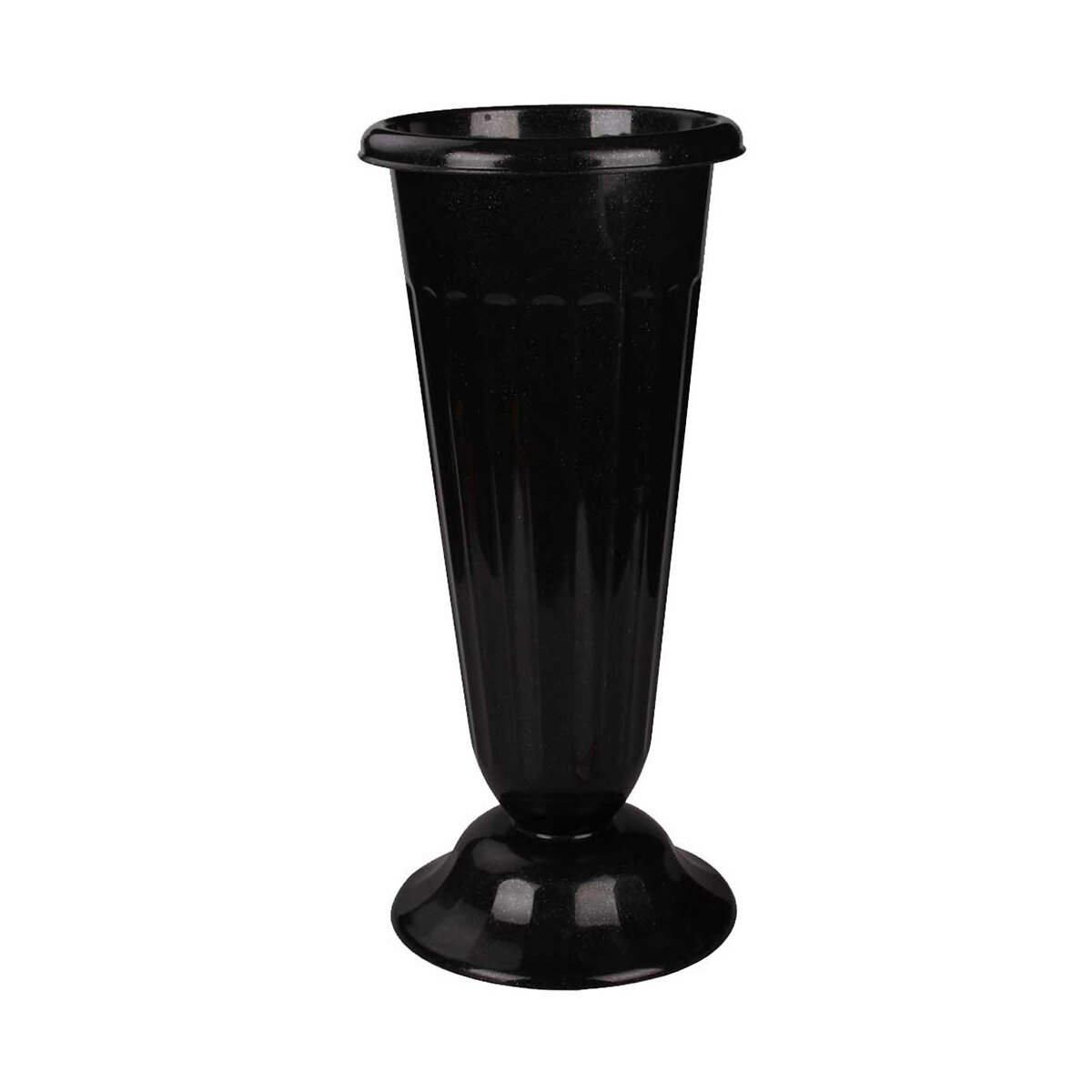 Ваза для цветов (под срезку) d 210 мм, h 440 мм (черная) "Альтернатива"
