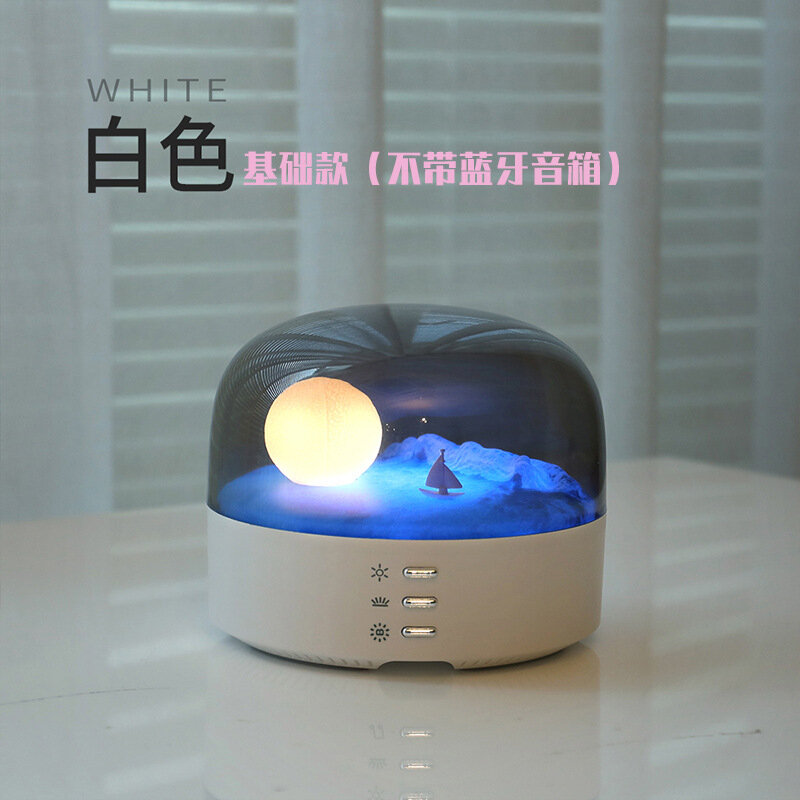 Беспроводная колонка Moon с атмосферной подсветкой, прямые продажи от производителя, украшение, защита для глаз, градиентная подсветка, регулируемый ночник, колонка для спальни