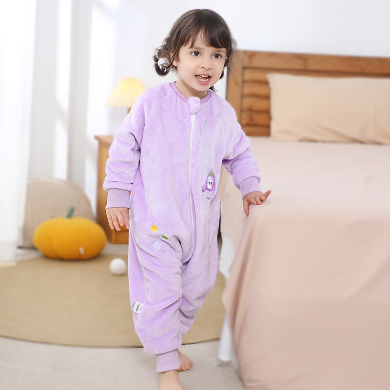Спальный мешок MICHLEY "Purple Rabbit", фланелевый, для детей, 90 см