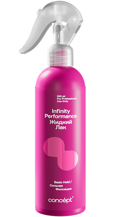 Жидкий лак для волос Сильной фиксации Infinity Concept, 250 мл