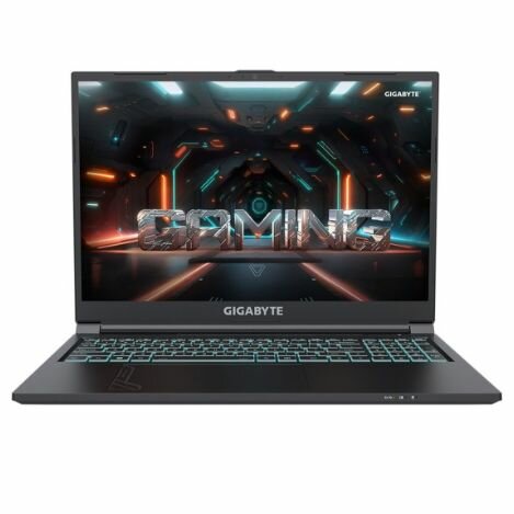 16" Ноутбук GIGABYTE G6X (9KG-43KZ854SD) черный - 1920x1200, IPS, Intel Core i7-13650HX, ядра: 14 x 2,6 ГГц, 16 ГБ, SSD 1024 ГБ, NVIDIA GeForce RTX 4060 (8 Гб), Windows 10 Pro