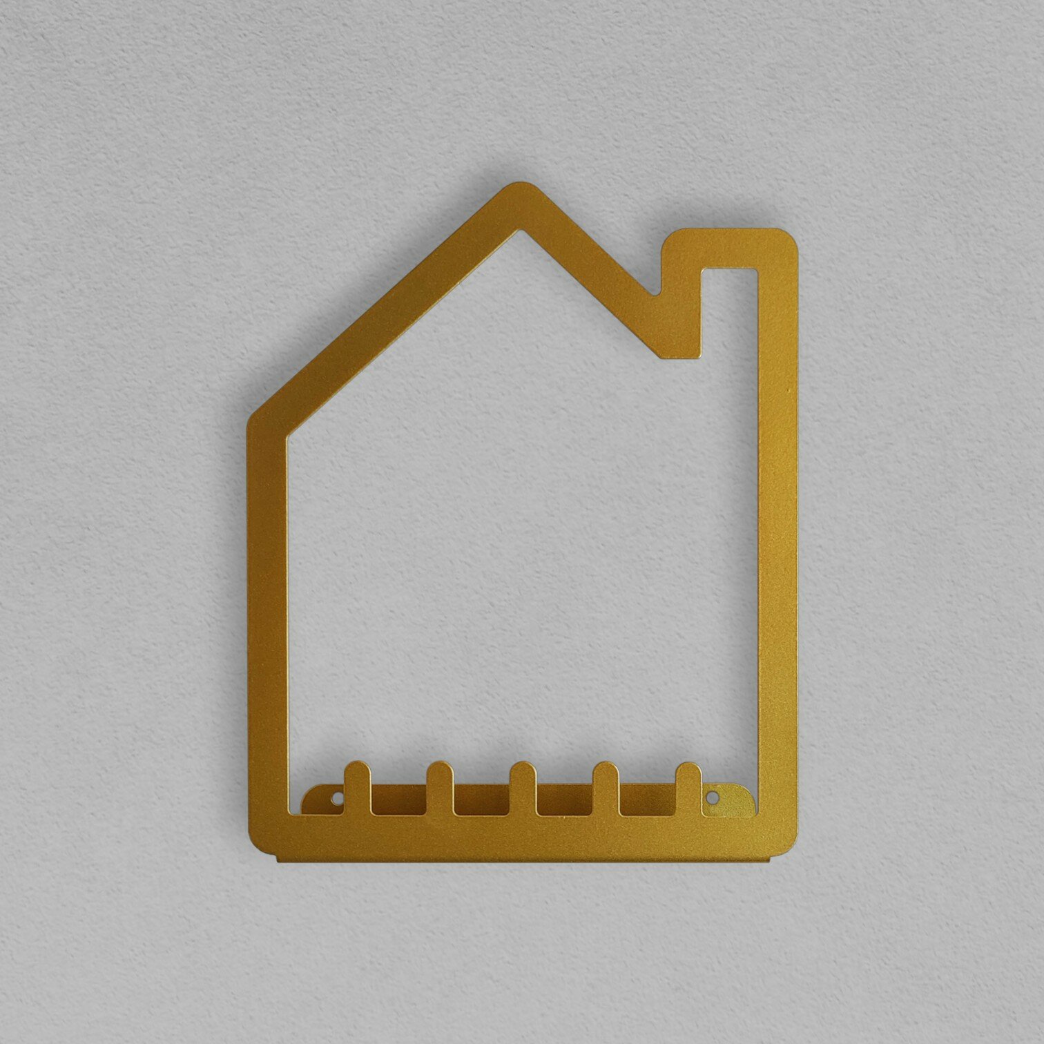 Ключница настенная металлическа ЛА каса, цвет золото