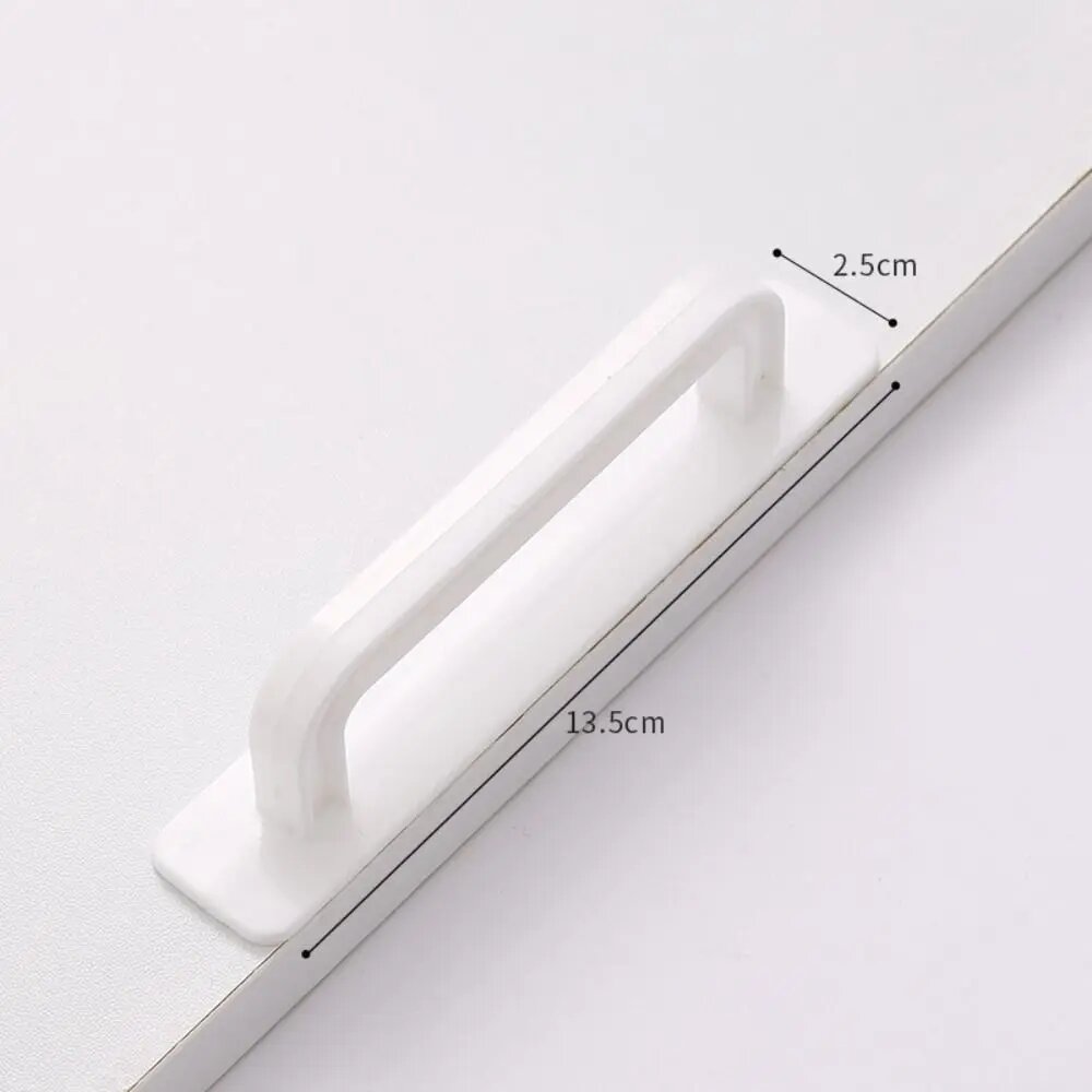 Самоклеящиеся дверные ручки white-Large
