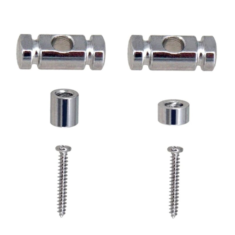 Роликовые направляющие для струн OOTDTY 2 шт. Серебряный, Silver