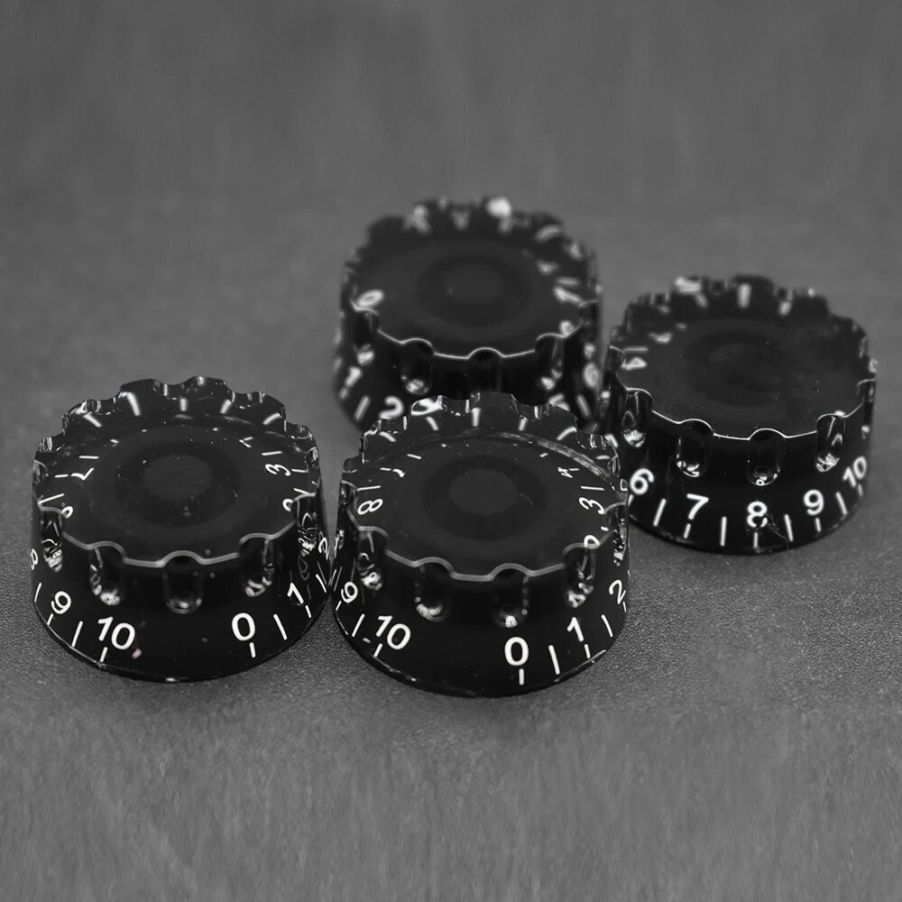 Ручки управления громкостью и тоном IFUNPLAY 1215, 4 шт. Черный, Balck with White