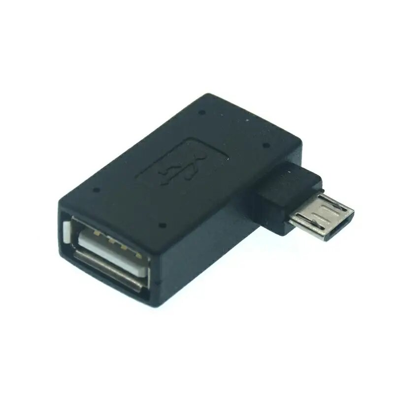Угловой переходник Micro USB на USB правый