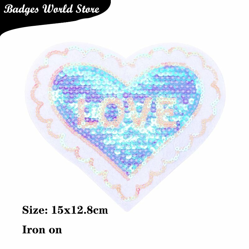 Нашивки вышитые сердечки HM7505