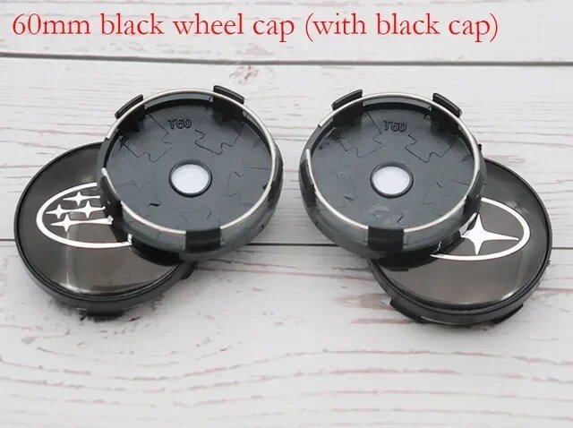 4 шт, 60 мм, крышки центра колес автомобиля, колпаки для ступиц шин, эмблема для Subaru XV WRC G