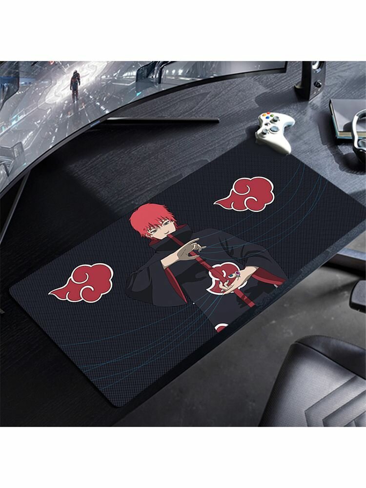 Коврик для мыши NARUTO SHIPPUDEN, игровой, нескользящая основа