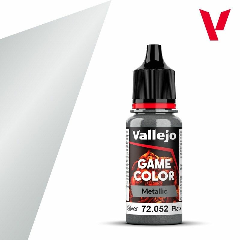 Краска серии "Game Color" Серебро светлое Vallejo
