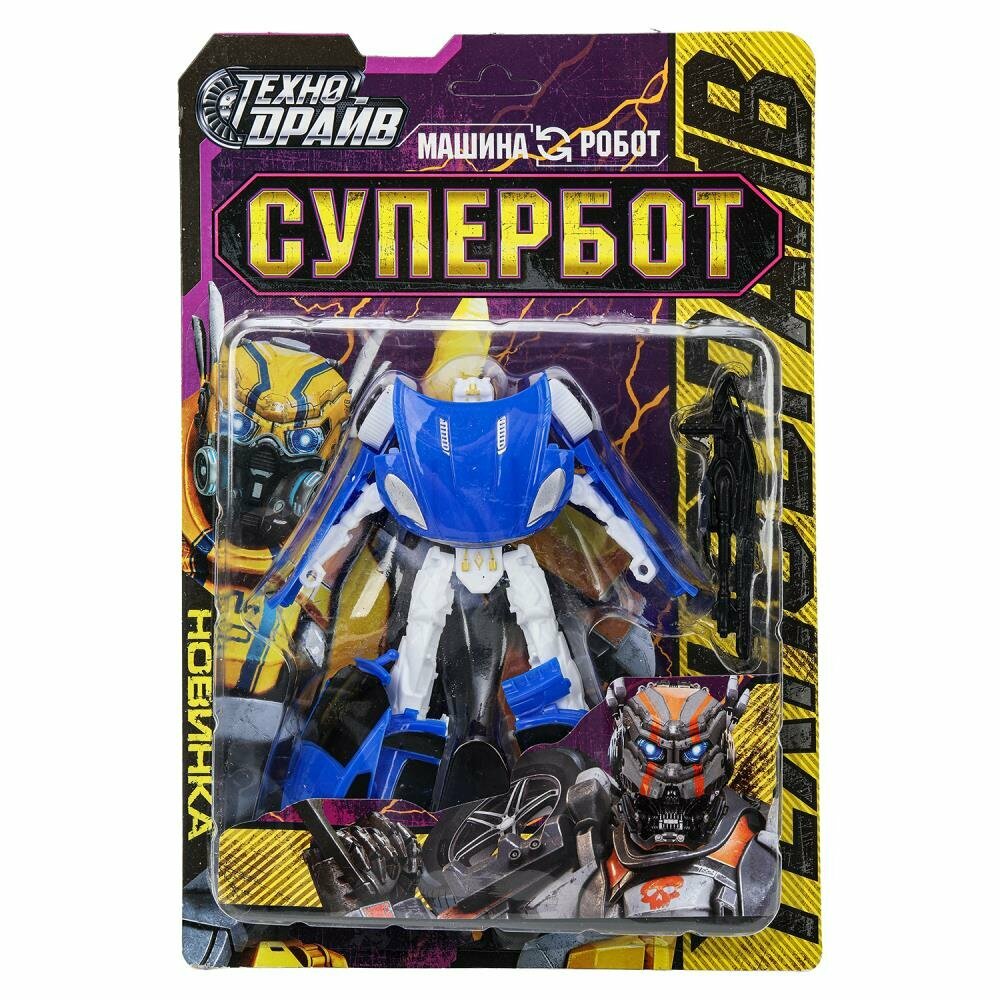 Робот трансформирующийся в машину, 21х30х5 см. Технодрайв 2111L0027-R